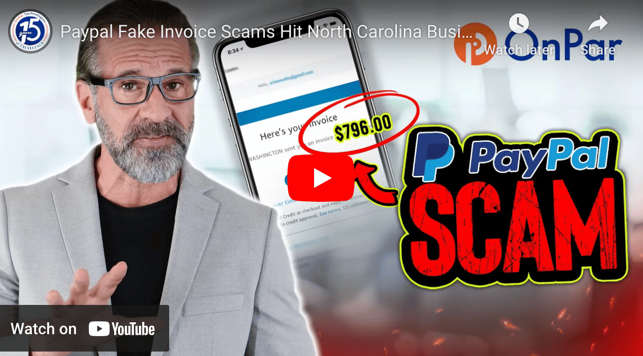 Scammers Using Fake PayPal Invoices Targeting North Carolina Businesses